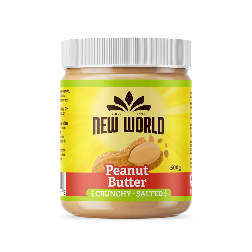 New World Organics Peanut Butter (Salted) - Crunchy (2 sizes ...